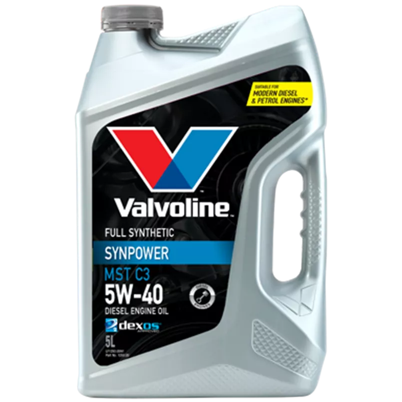 Valvoline Synpower MST 5W40 Engine Oil - 5 Litre — A1 Autoparts Niddrie