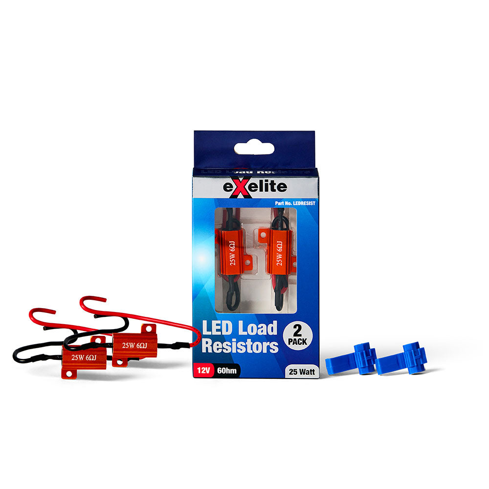 Exelite LED Load Resistor [12V] (Pack of 2) — A1 Autoparts Niddrie