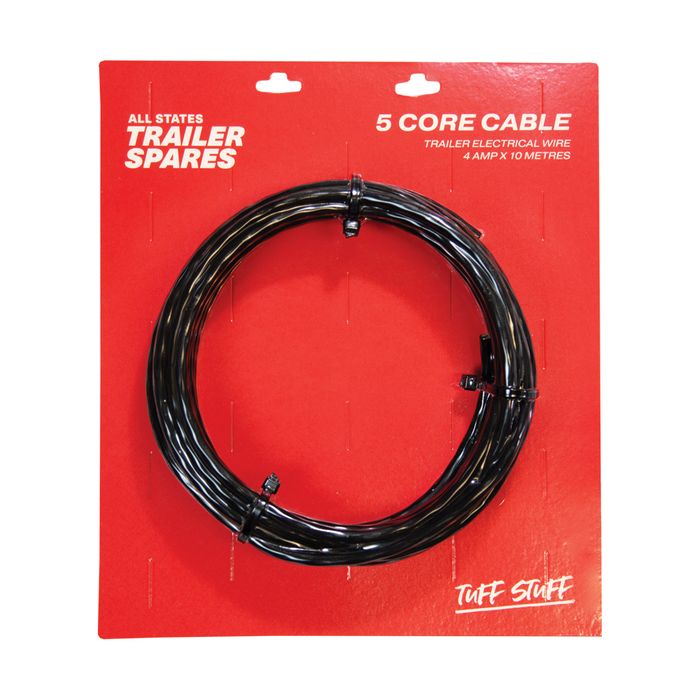 5 Core Trailer Cable [4 Amp x 10 Metres] — A1 Autoparts Niddrie