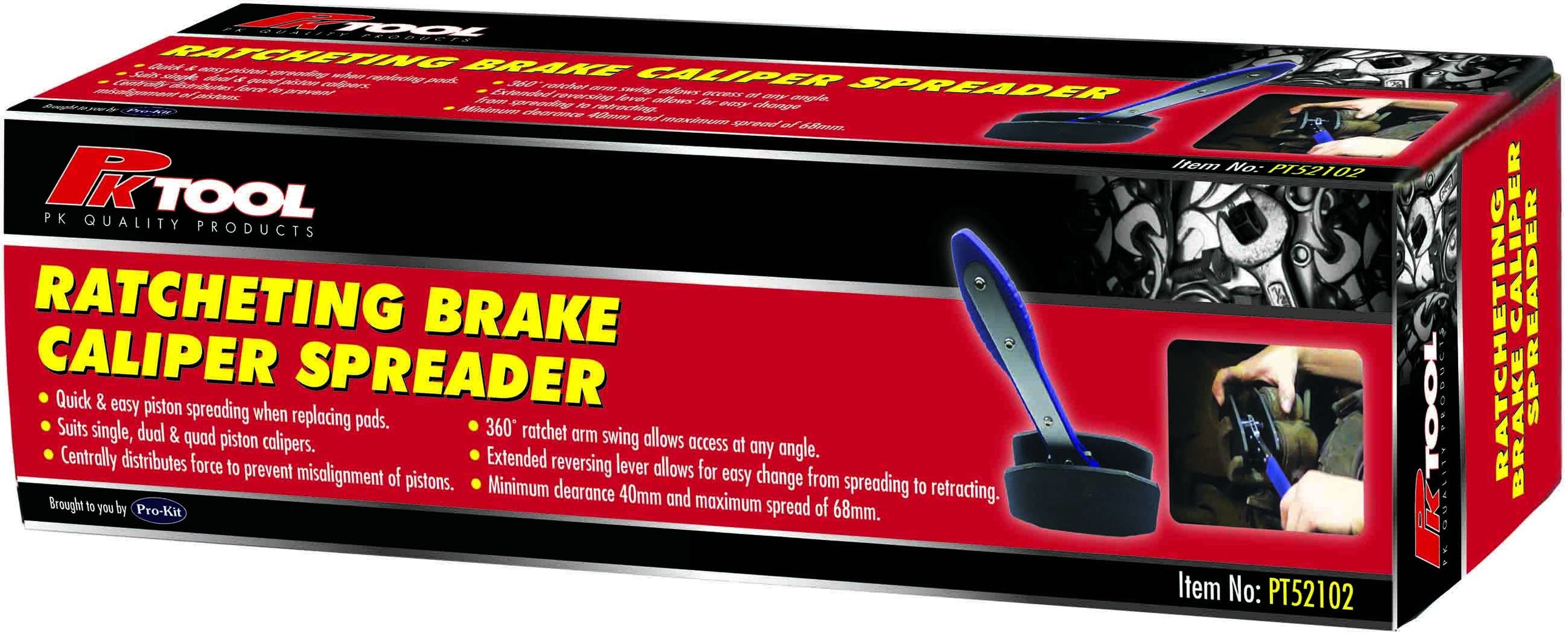 Ratcheting Brake Caliper Spreader - PK Tools PT52102 — A1 Autoparts Niddrie