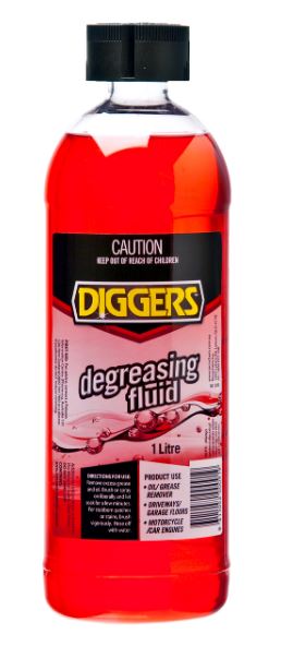 Diggers Solvent Based Degreasing Fluid - 1 Litre — A1 Autoparts Niddrie
