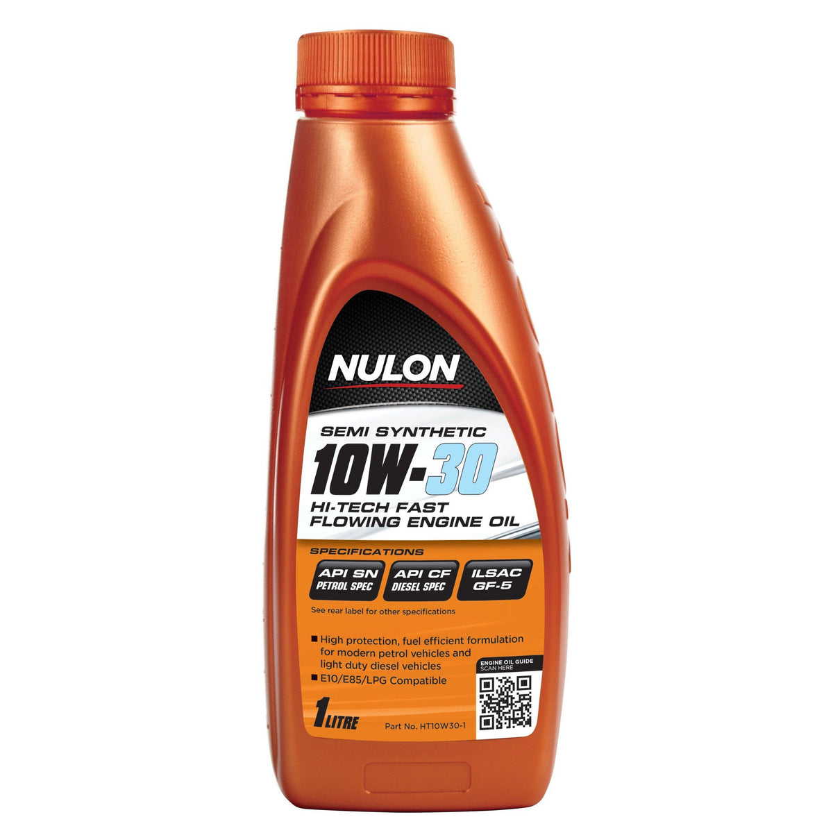Nulon Semi Synthetic 10W30 High Tech Fast Flowing Engine Oil - 1 Litre ...