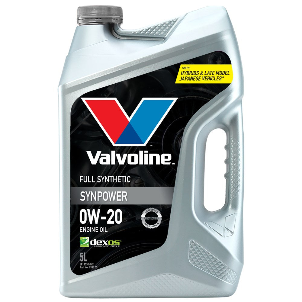 Valvoline SynPower 0W20 Engine Oil - 5 Litre — A1 Autoparts Niddrie