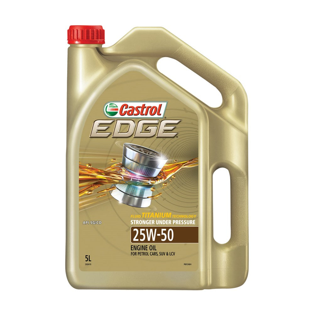 Castrol Edge 25W50 Engine Oil - 5 Litre — A1 Autoparts Niddrie