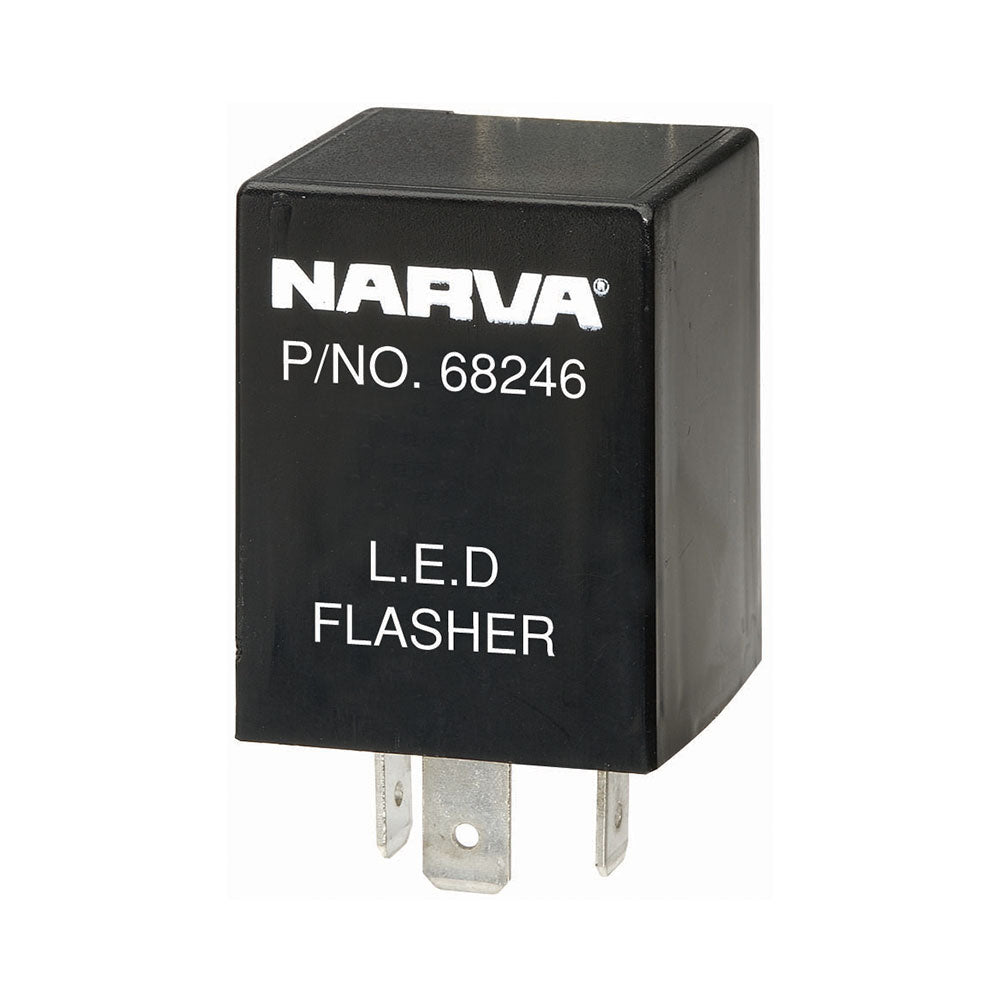 Narva 12 Volt 3 Pin LED Flasher - 68246BL — A1 Autoparts Niddrie