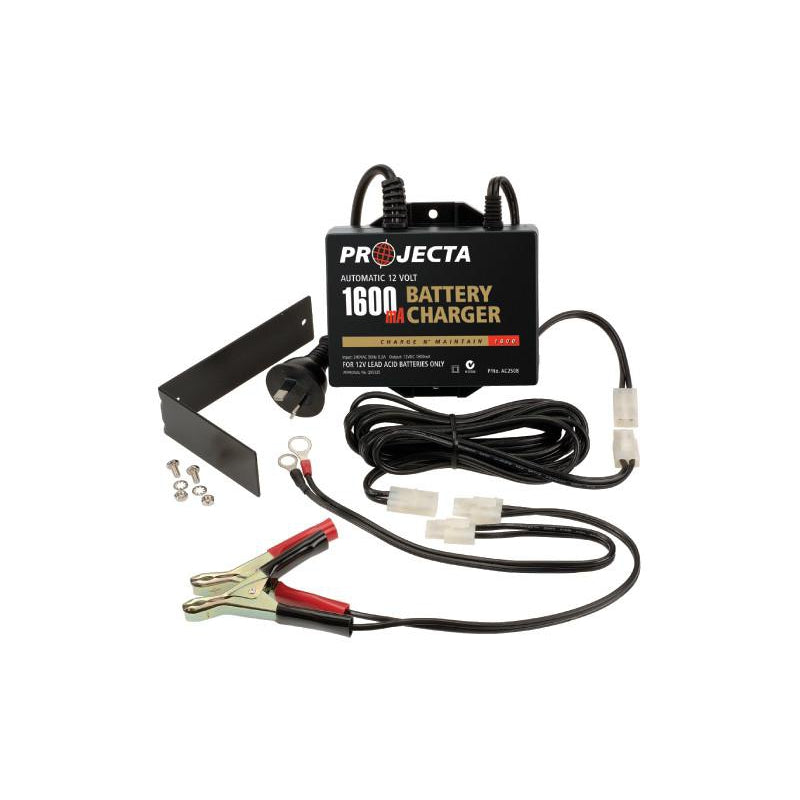 Projecta Automatic 12V 1600mA 2 Stage Battery Charger - AC250B — A1 ...