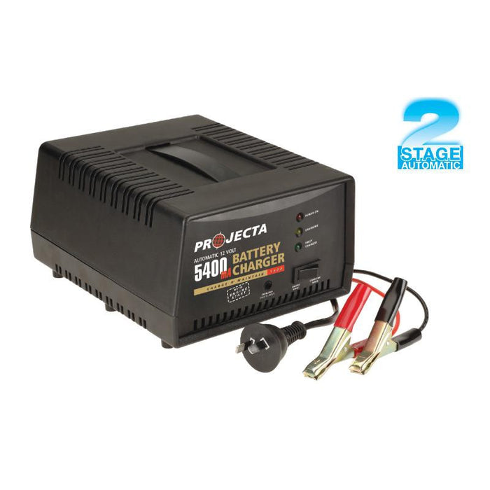 Projecta Automatic 12V 5400mA 2 Stage Battery Charger - AC800 — A1 ...