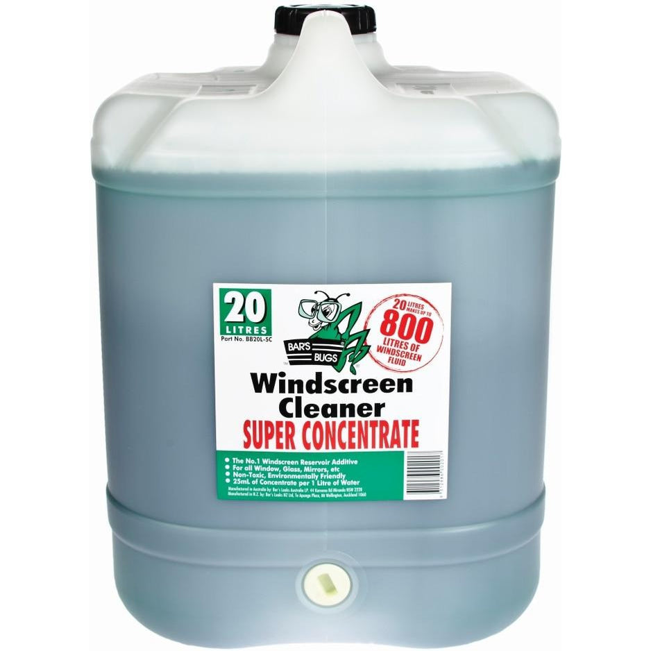 Bars Bugs Screen Clean - 20 Litre — A1 Autoparts Niddrie