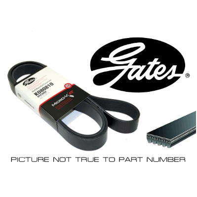 Gates Multi-Ribbed Belt / Fan Belt - 6PK1255 — A1 Autoparts Niddrie