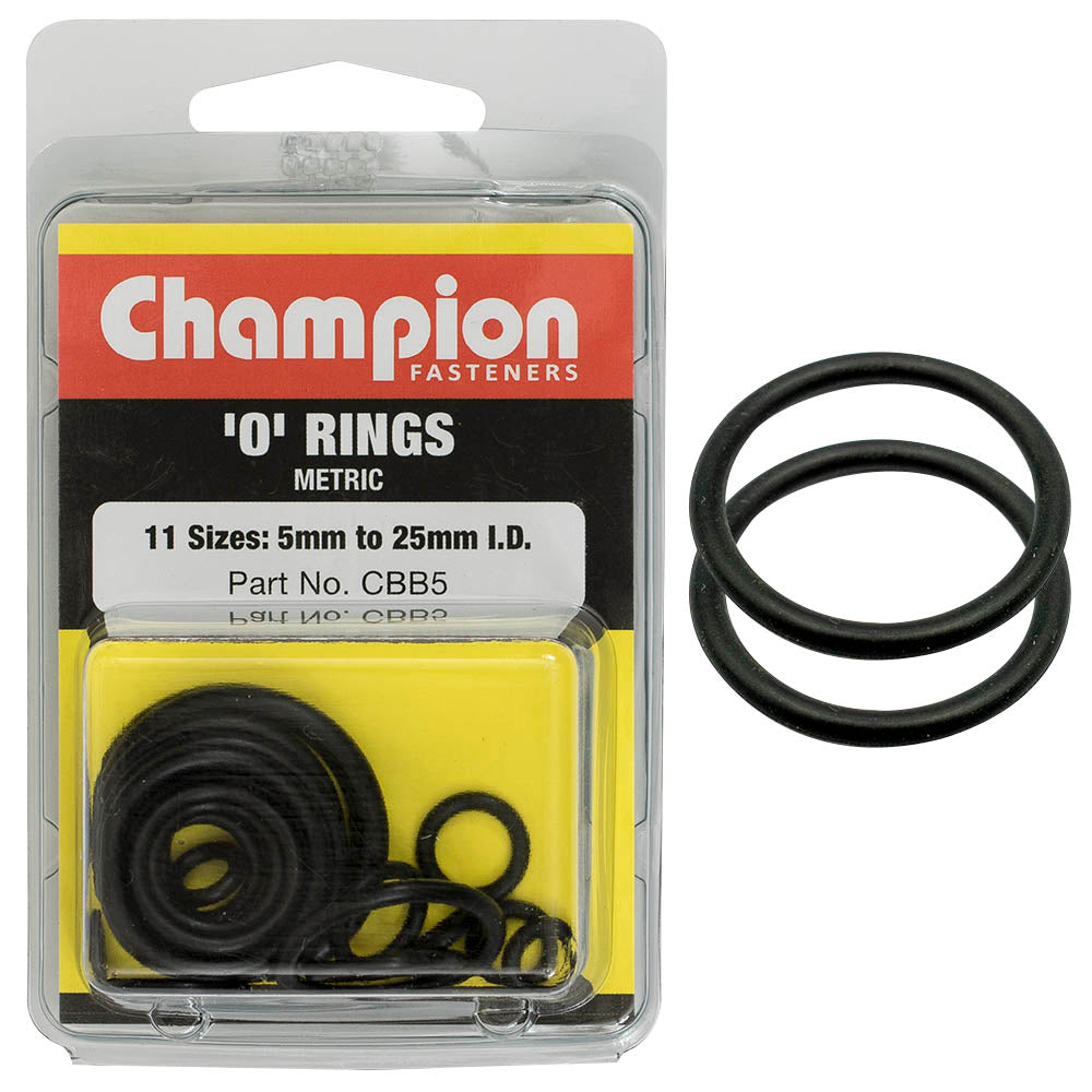 Champion Metric O-Ring Assortment - CBB5 — A1 Autoparts Niddrie
