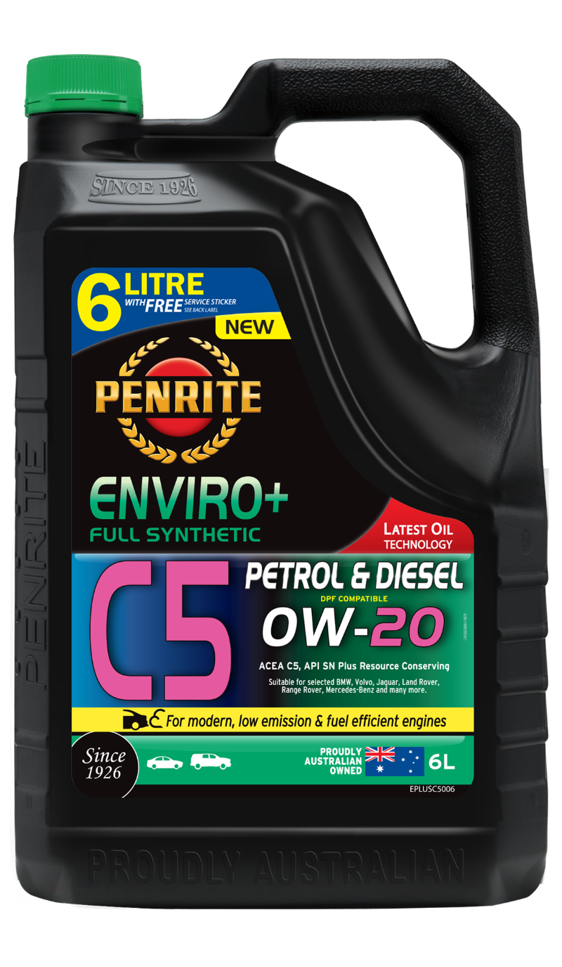 Penrite Enviro Plus Full Synthetic C5 0W20 Engine Oil - 6 Litre — A1 Autoparts Niddrie
