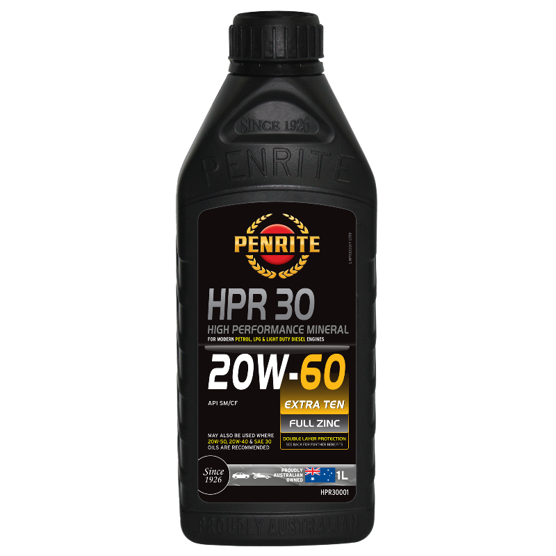 Penrite HPR30 20W60 Engine Oil - 1 Litre — A1 Autoparts Niddrie