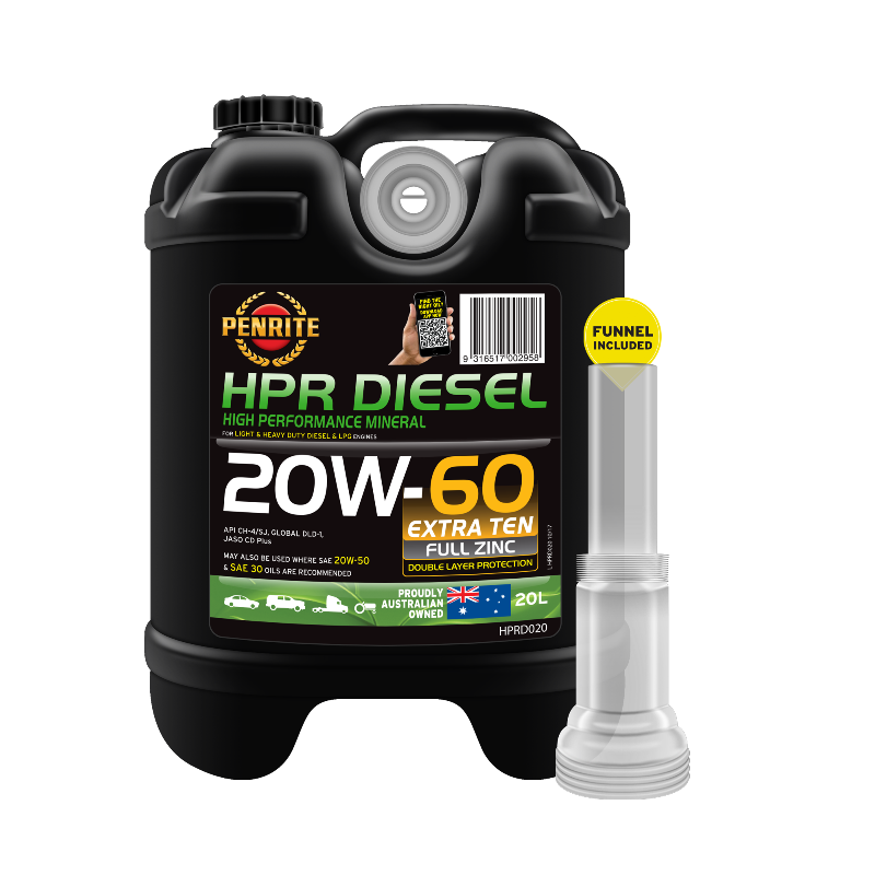 Penrite HPR Diesel 20W60 Engine Oil - 20 Litre — A1 Autoparts Niddrie