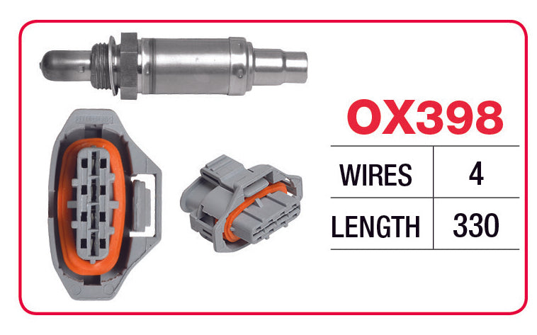 Goss Oxygen Sensor - 4 Wire - Holden - OX398 — A1 Autoparts Niddrie