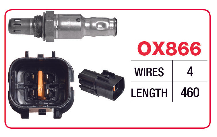 Goss Oxygen Sensor - 4 Wire - Hyundai - OX866 — A1 Autoparts Niddrie