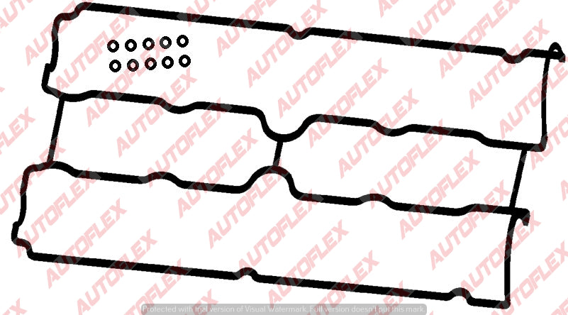 Rocker / Valve Cover Gasket Set - Holden F18D3, Z14XE — A1 Autoparts ...