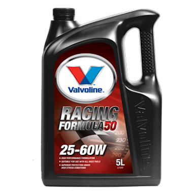 Valvoline Racing Formula 50 25-60W Engine Oil - 5 Litre — A1 Autoparts ...