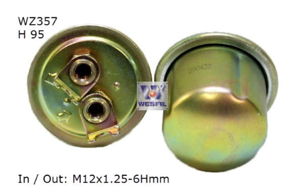 Wesfil Fuel Filter - WZ357 (Z357) — A1 Autoparts Niddrie
