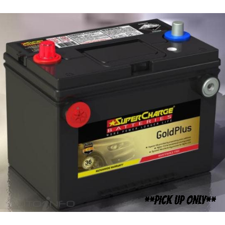 Supercharge Gold Plus Battery - MF78DT — A1 Autoparts Niddrie
