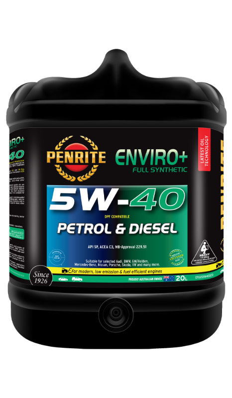 Penrite Enviro Plus 5W40 Engine Oil - 20 Litre — A1 Autoparts Niddrie