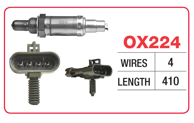 Goss Oxygen Sensor - 4 Wire - Daewoo, Holden - OX224 — A1 Autoparts Niddrie