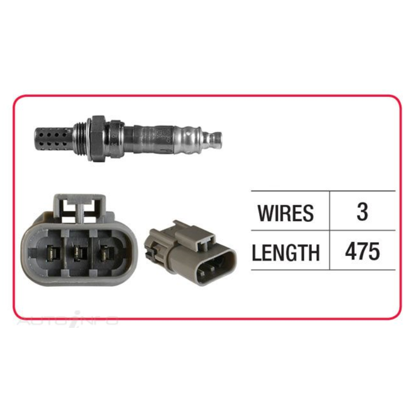 Goss Oxygen Sensor - 3 Wire - Nissan - OX249 — A1 Autoparts Niddrie