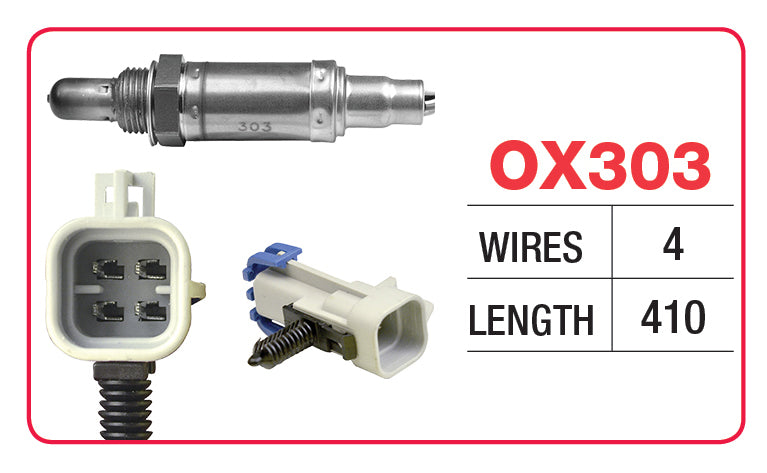 Goss Oxygen Sensor - 4 Wire - Holden - OX303 — A1 Autoparts Niddrie