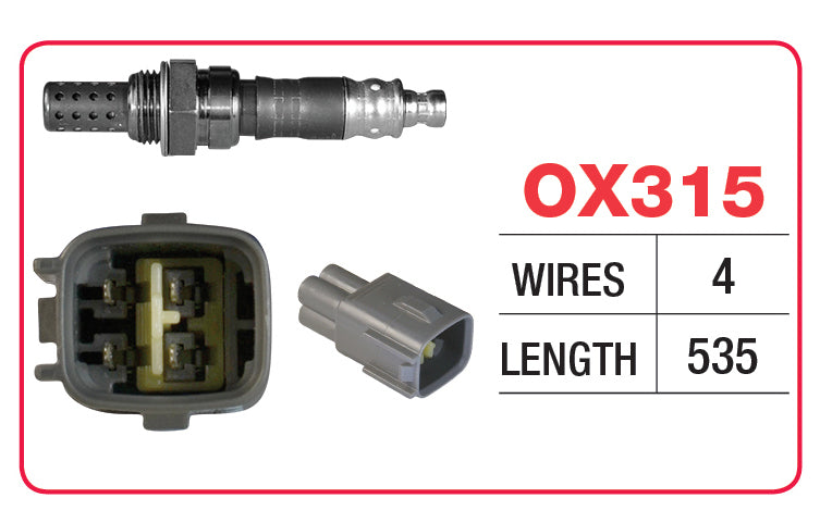 Goss Oxygen Sensor - 4 Wire - Toyota - OX315 — A1 Autoparts Niddrie