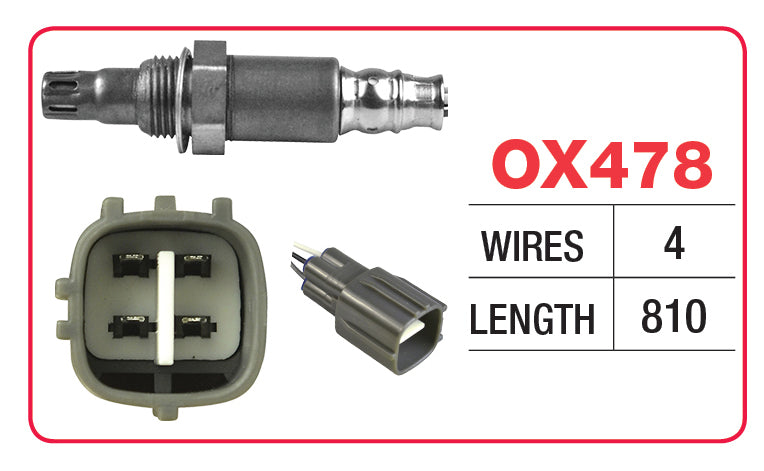Goss Oxygen Sensor - 4 Wire - Subaru - OX478 — A1 Autoparts Niddrie