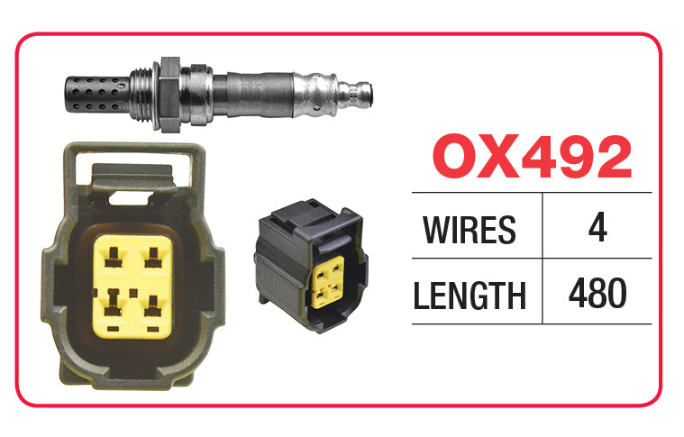 Goss Oxygen Sensor - 4 Wire - Mitsubishi - OX492 — A1 Autoparts Niddrie