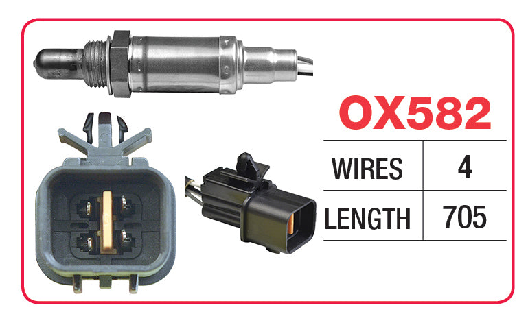 Goss Oxygen Sensor - 4 Wire - Mitsubishi - OX582 — A1 Autoparts Niddrie