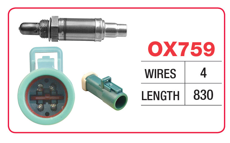 Goss Oxygen Sensor - 4 Wire - Ford - OX759 — A1 Autoparts Niddrie