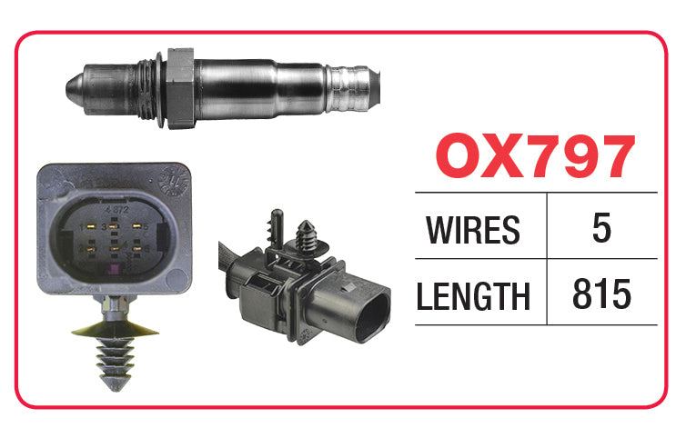Goss Oxygen Sensor - 5 Wire - Audi - OX797 — A1 Autoparts Niddrie
