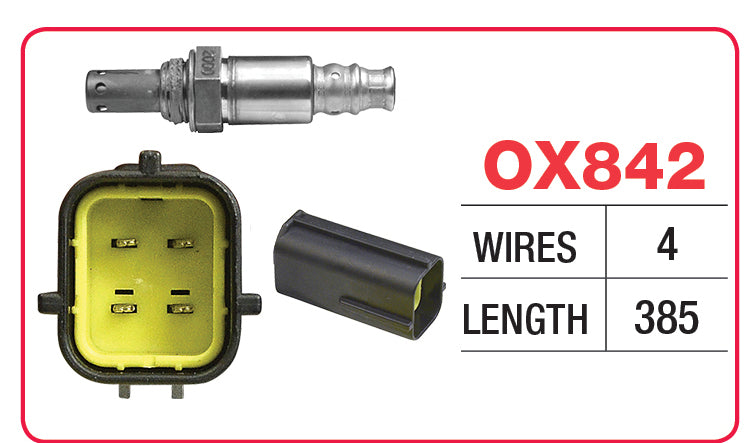 Goss Oxygen Sensor - 4 Wire - Nissan - OX842 — A1 Autoparts Niddrie