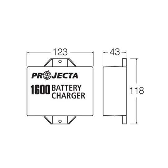 Projecta Automatic 12V 1600mA 2 Stage Battery Charger - AC250B — A1 ...