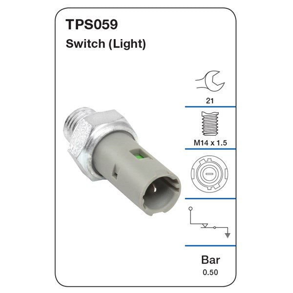 Tridon Oil Pressure Switch (Light) - Renault, Suzuki, Volvo - TPS059 ...