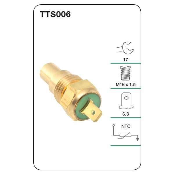 Tridon Water Temperature Sensor - TTS006 — A1 Autoparts Niddrie