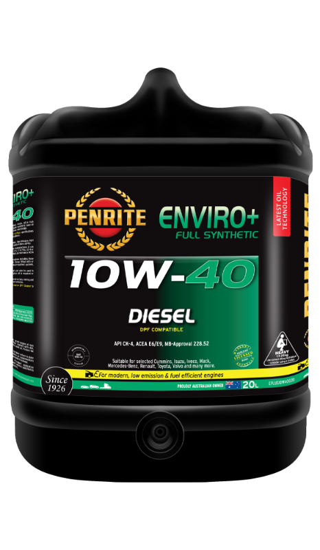 Penrite Enviro Plus 10W40 Engine Oil - 20 Litre — A1 Autoparts Niddrie